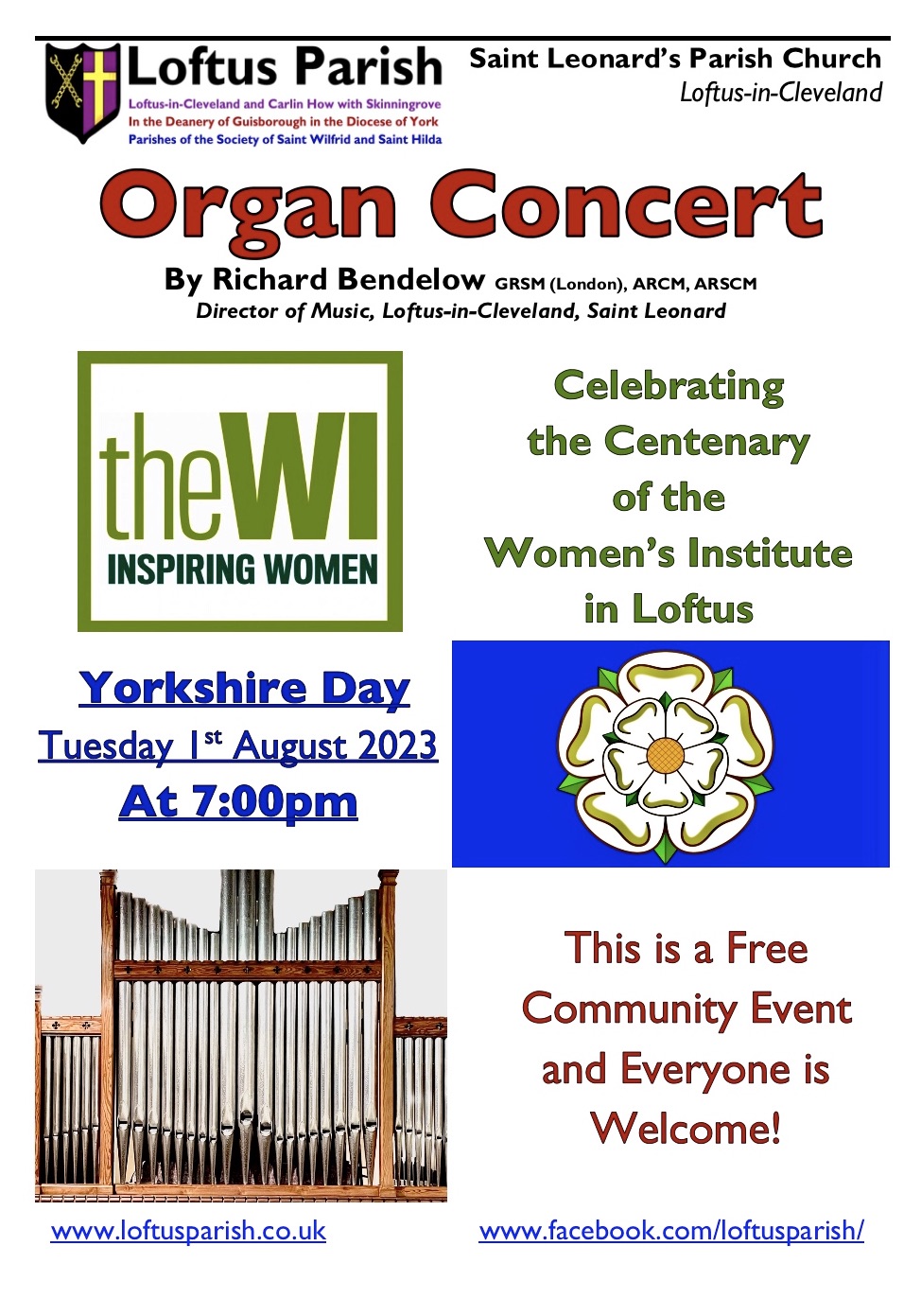 Yorkshire Day Concert at Saint Leonard’s Loftus! – Loftus Parish