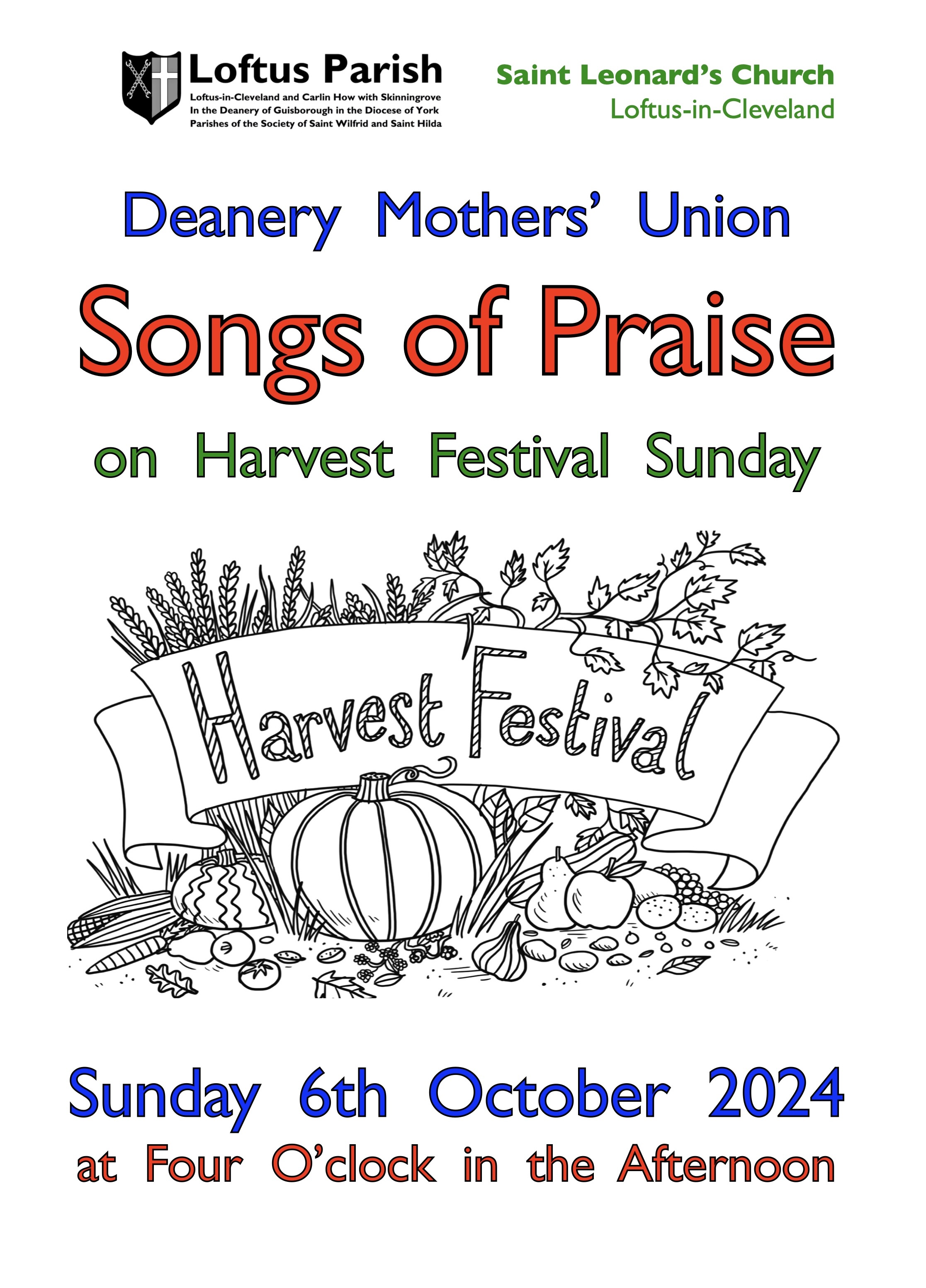 Newsletter – Trinity XVII 2024 – Loftus Parish